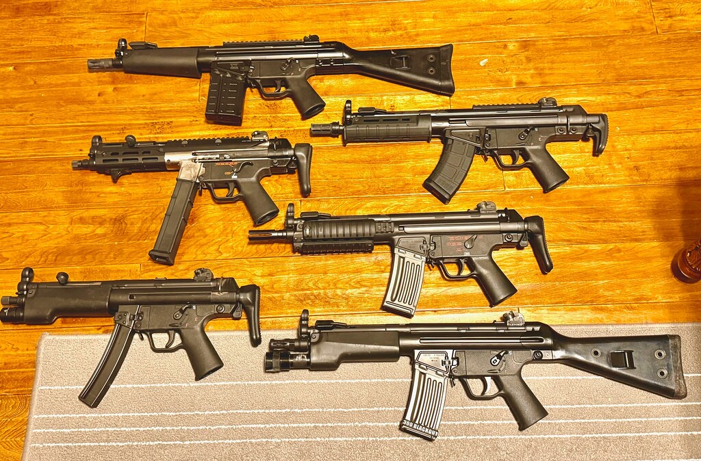 6款不同口径的短管HK roller delayed blowback - 2 舞刀弄枪 器材技术 - 枪友会