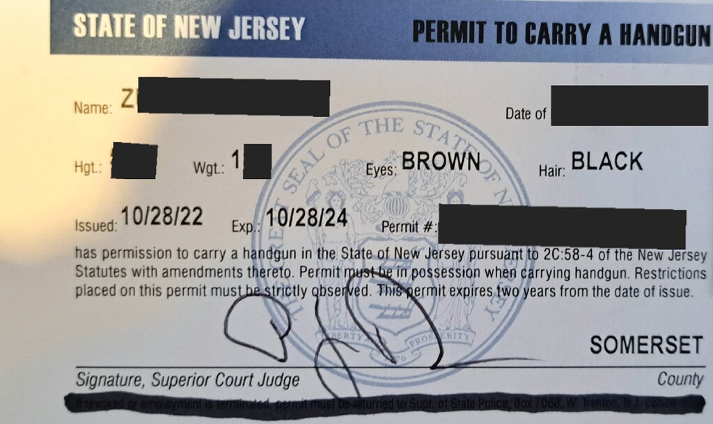 独角兽 NJ Permit to Carry 到手 - 5 自卫家防 - 枪友会